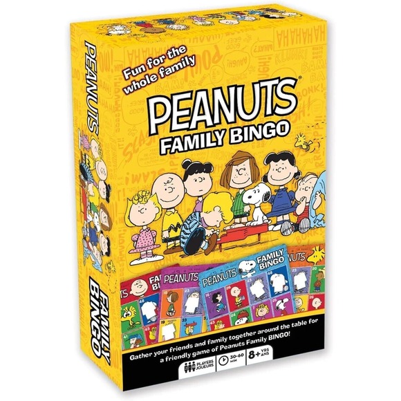Toys | Peanuts Family Bingo Game For 218 Players Charlie Brown Snoopy ...